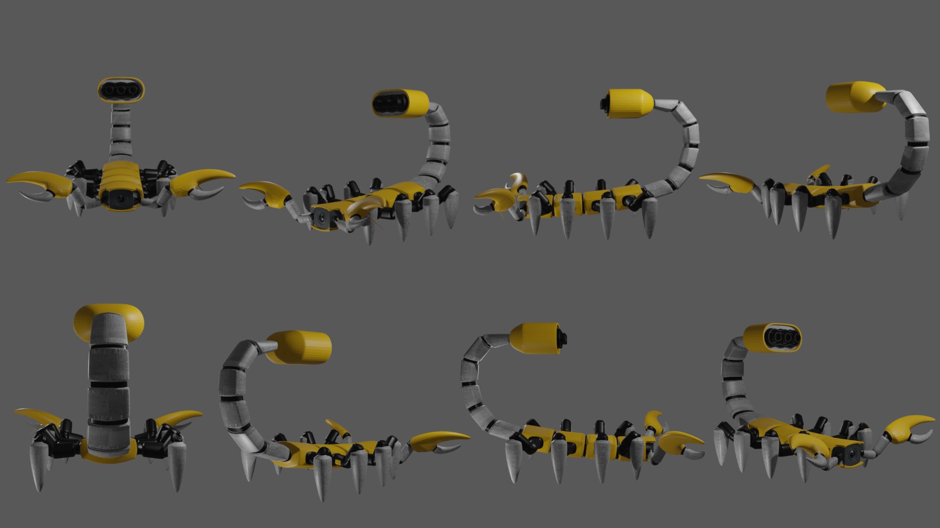 3D Scorpion Mech - TurboSquid 2162926