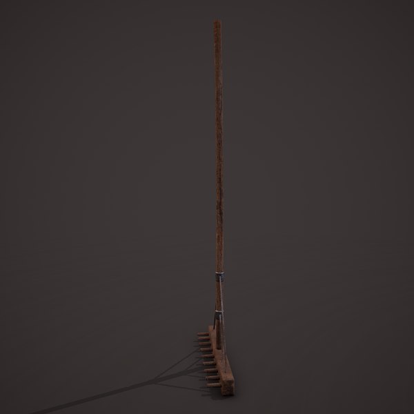 Medieval rake 3D model - TurboSquid 1603176