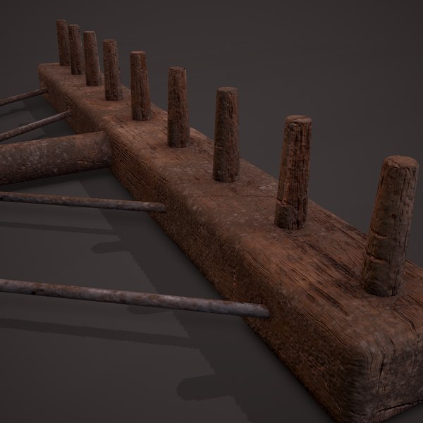 Medieval rake 3D model - TurboSquid 1603176