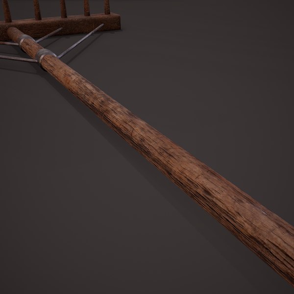 Medieval rake 3D model - TurboSquid 1603176