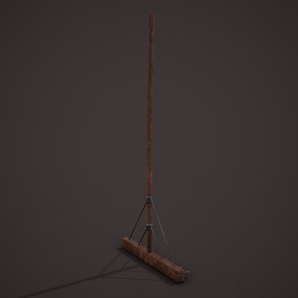Medieval rake 3D model - TurboSquid 1603176