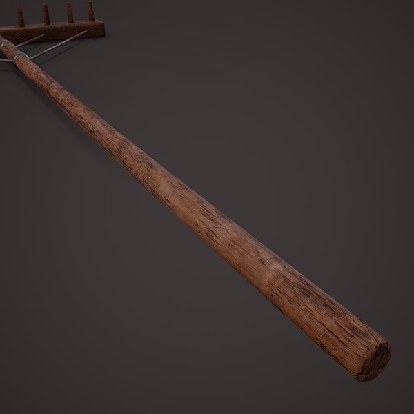 Medieval rake 3D model - TurboSquid 1603176