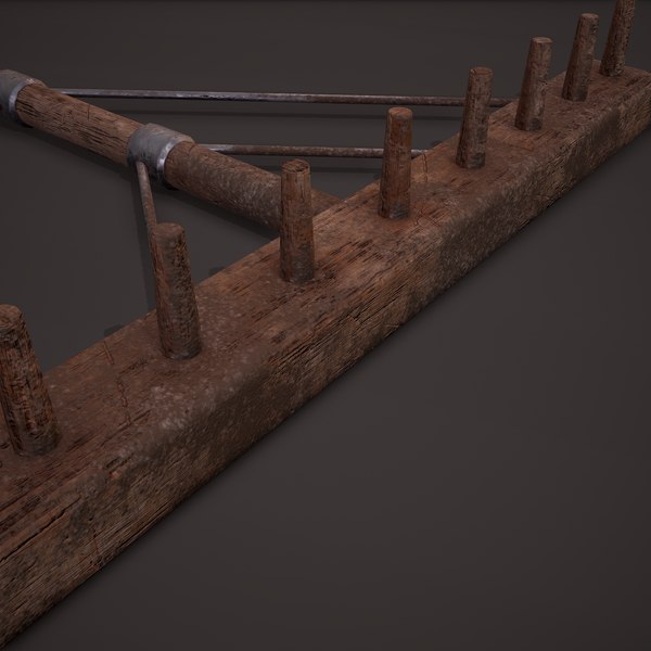 Medieval rake 3D model - TurboSquid 1603176
