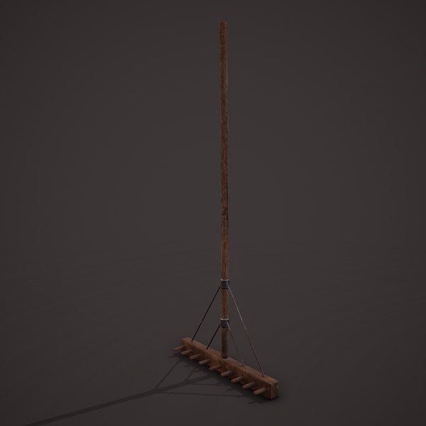Medieval rake 3D model - TurboSquid 1603176