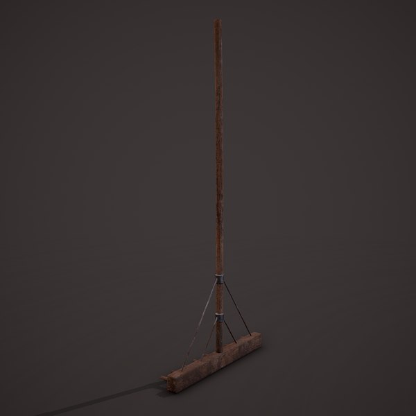 Medieval rake 3D model - TurboSquid 1603176