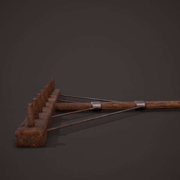 Medieval rake 3D model - TurboSquid 1603176