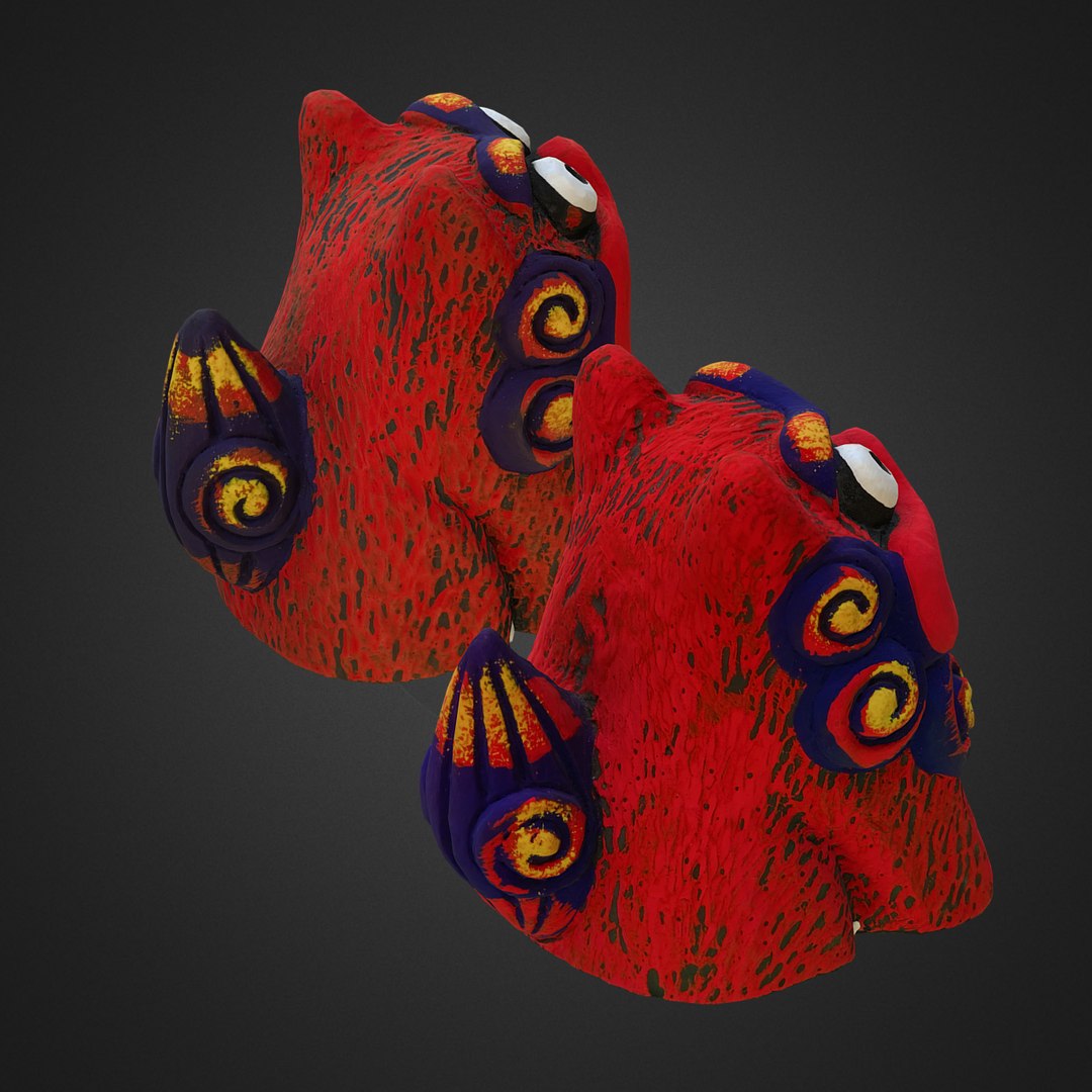3d Shisa Dog Okinawan