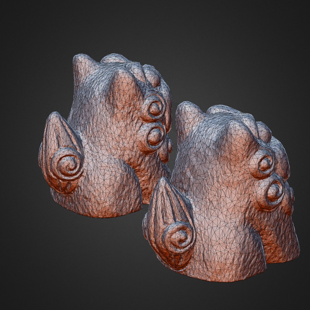 3d Shisa Dog Okinawan