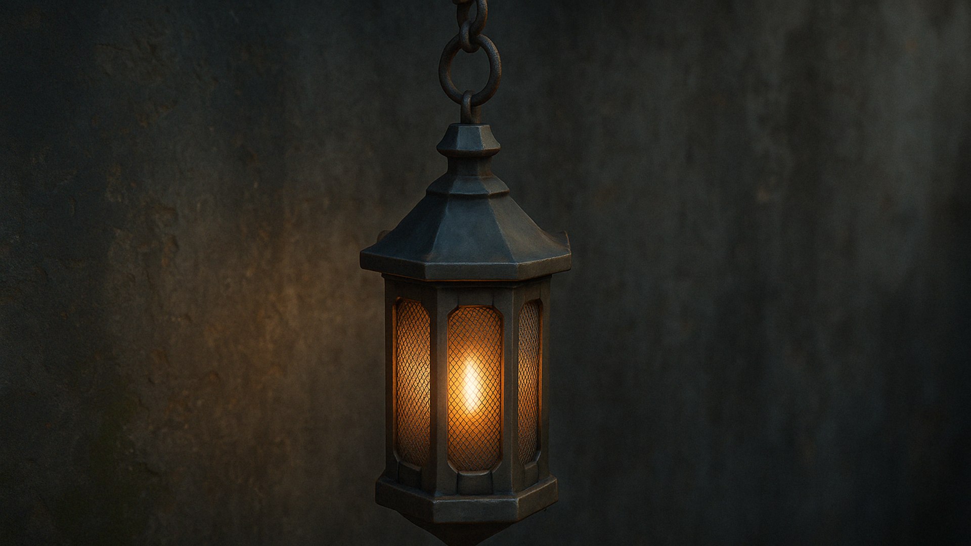 Stylized Game Ready Hanging Lantern 3K Triangles Low Poly FBX OBJ BLEND ...