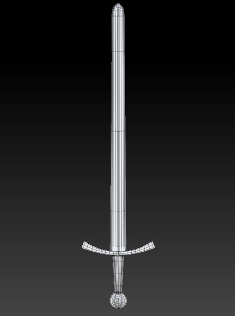 3d Model Medieval Sword