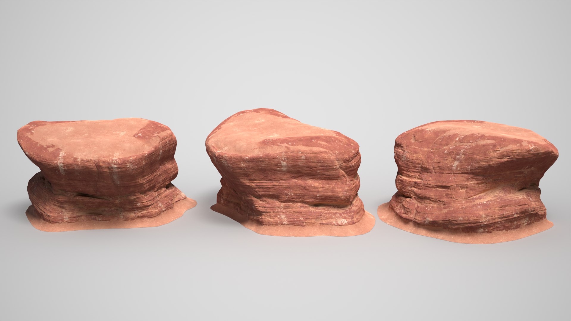 3D 16 Sandstone Columns Desert - 241011 - TurboSquid 2291429