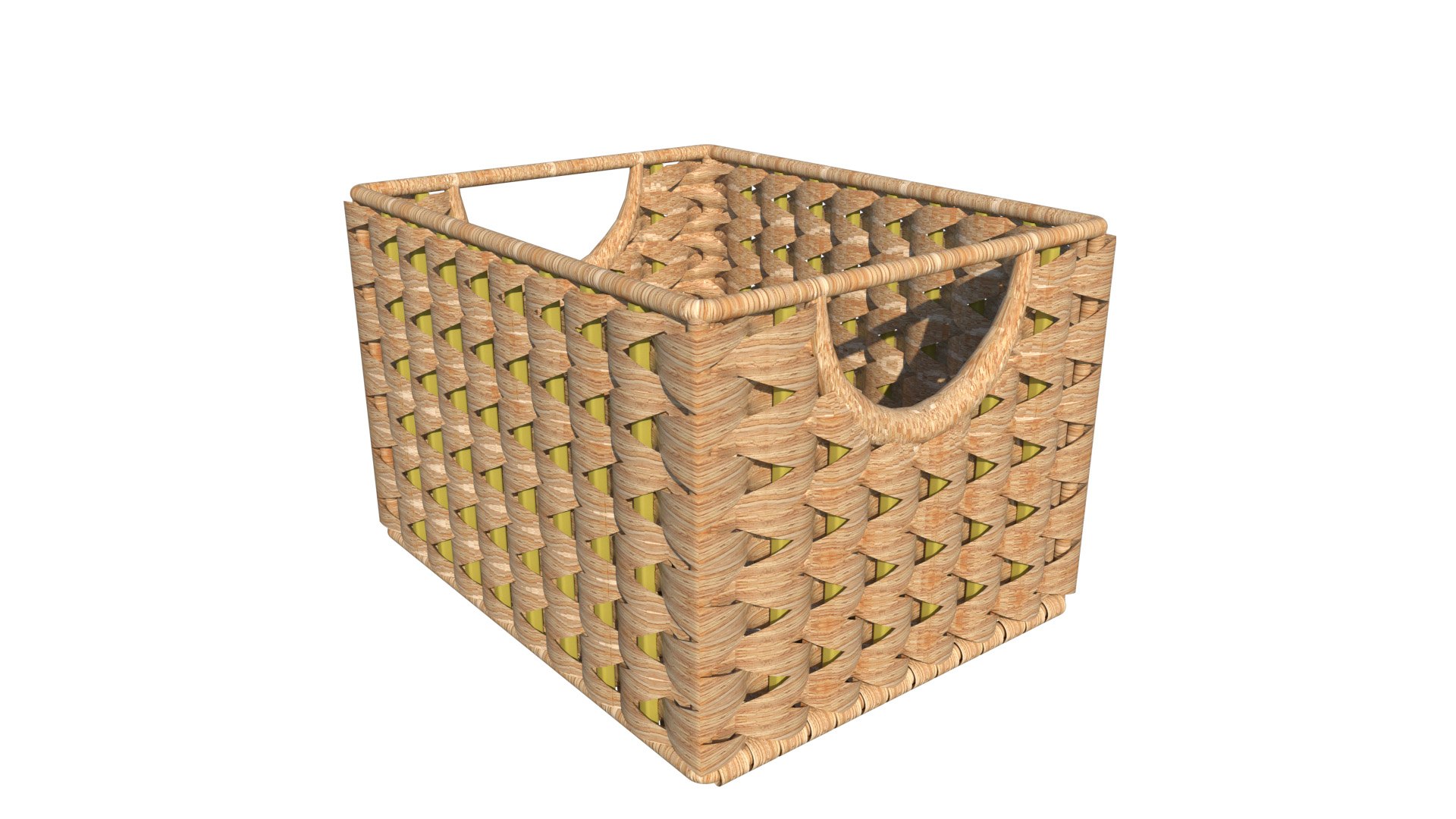3D Original Bamboo Basket - TurboSquid 2052038