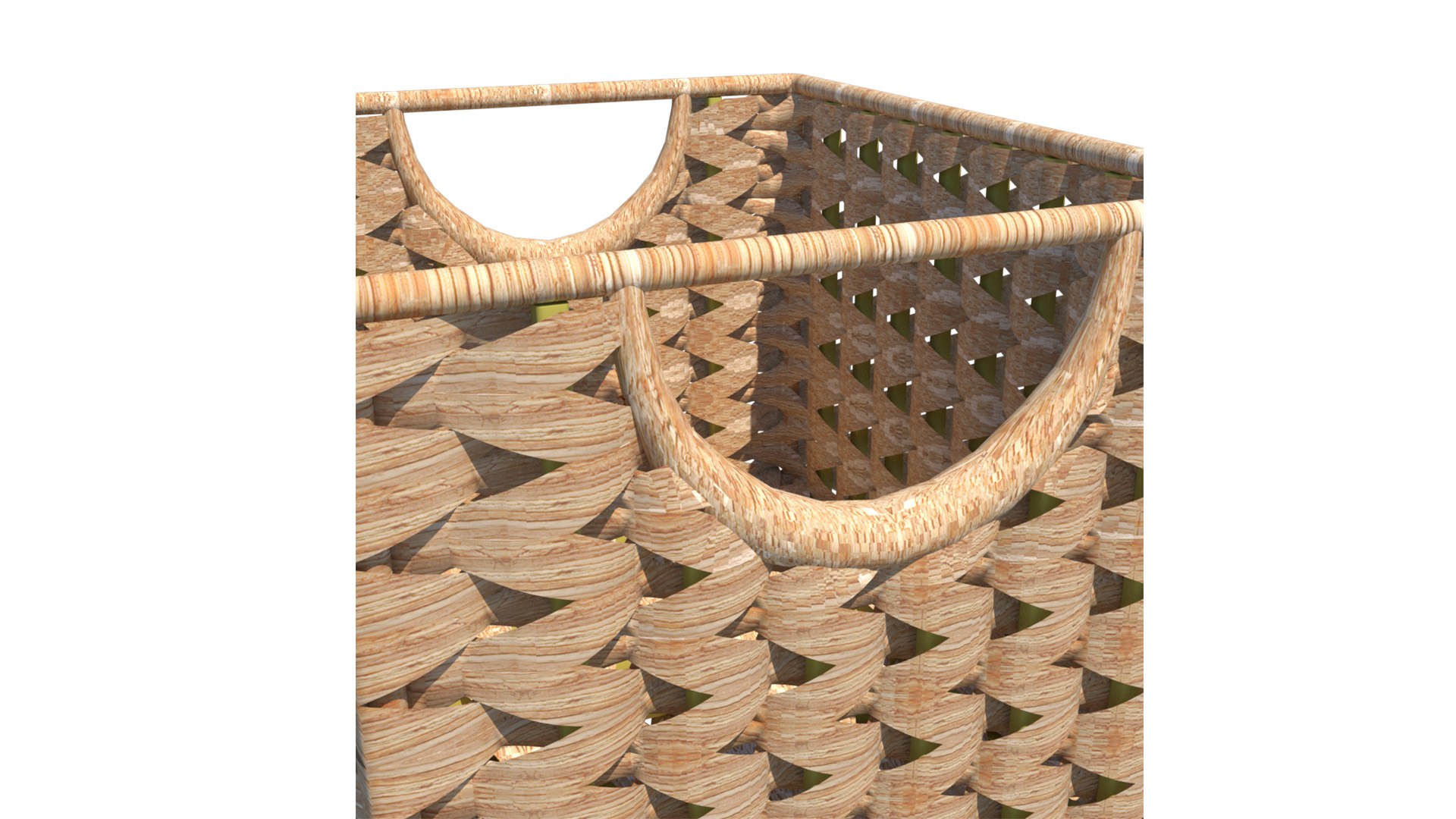3D Original Bamboo Basket - TurboSquid 2052038