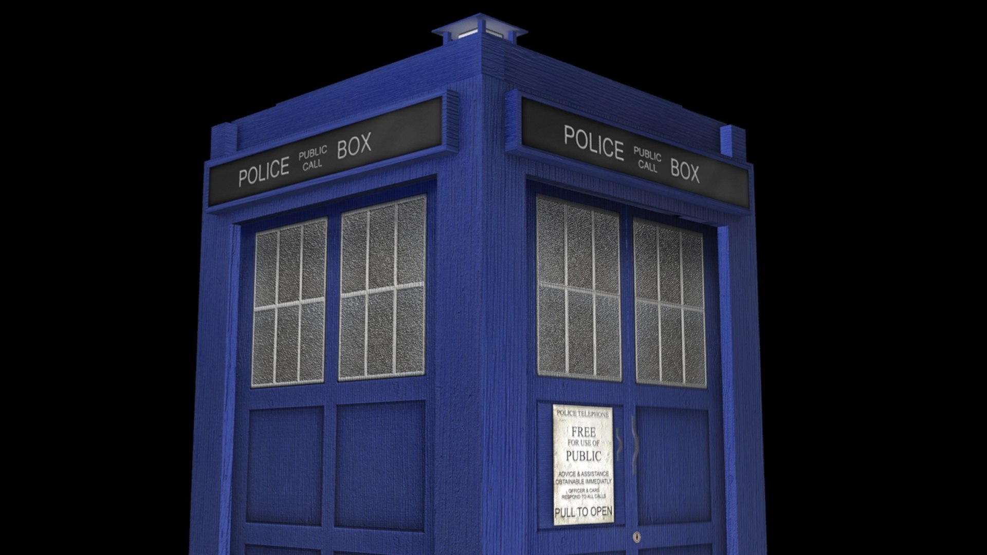 Tardis - Polys 3d Obj