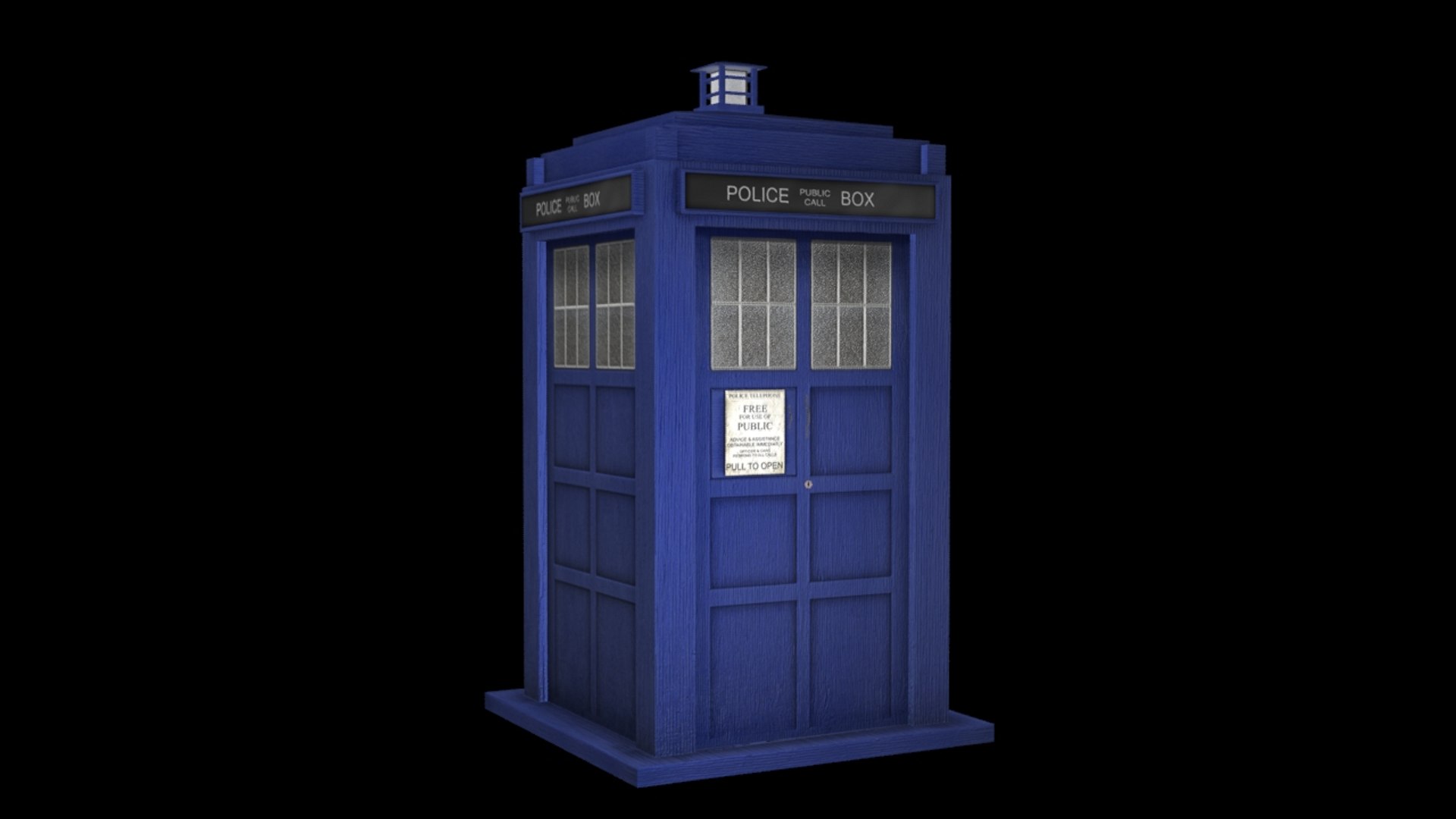 Tardis - Polys 3d Obj