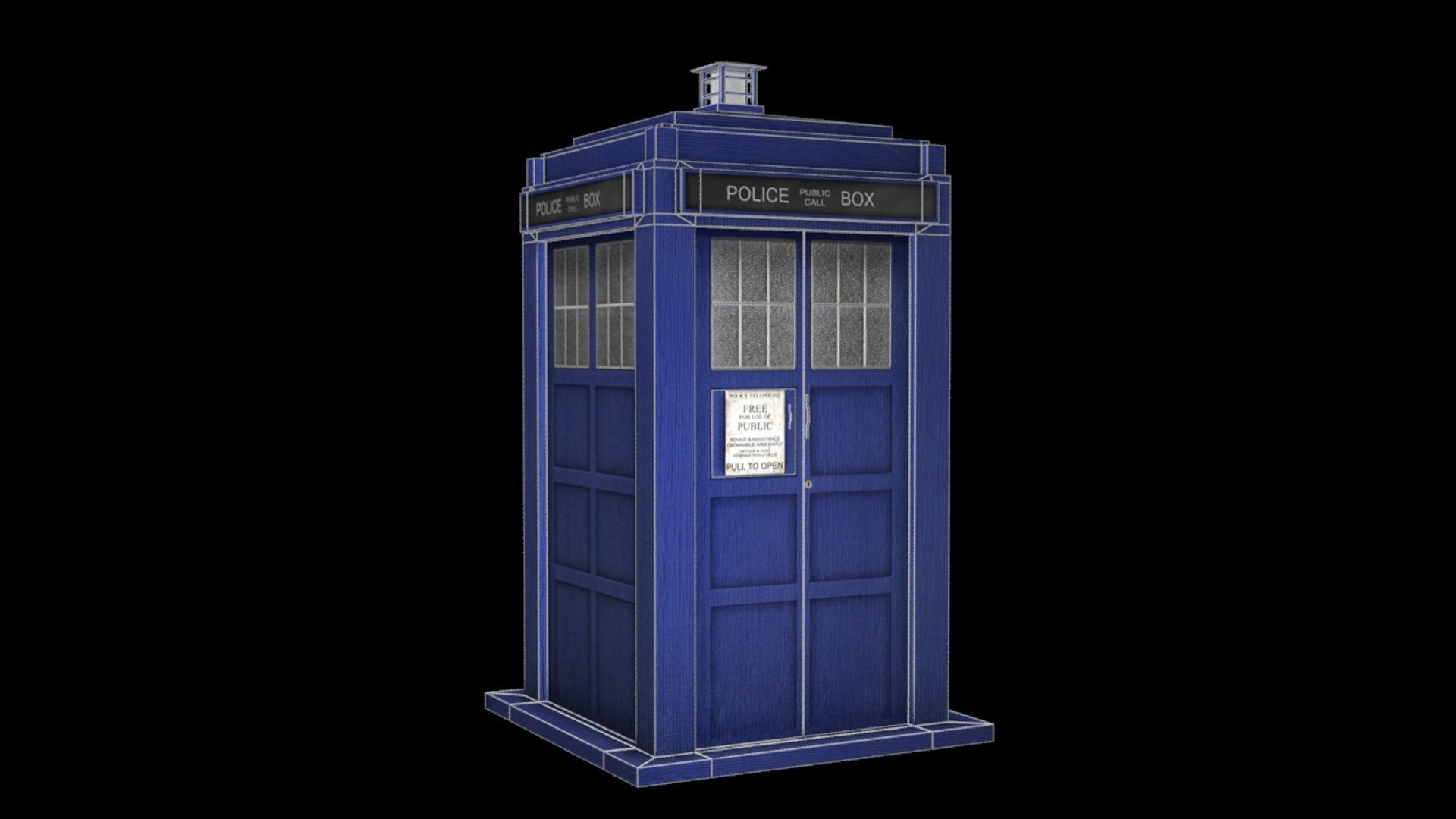 Tardis - Polys 3d Obj