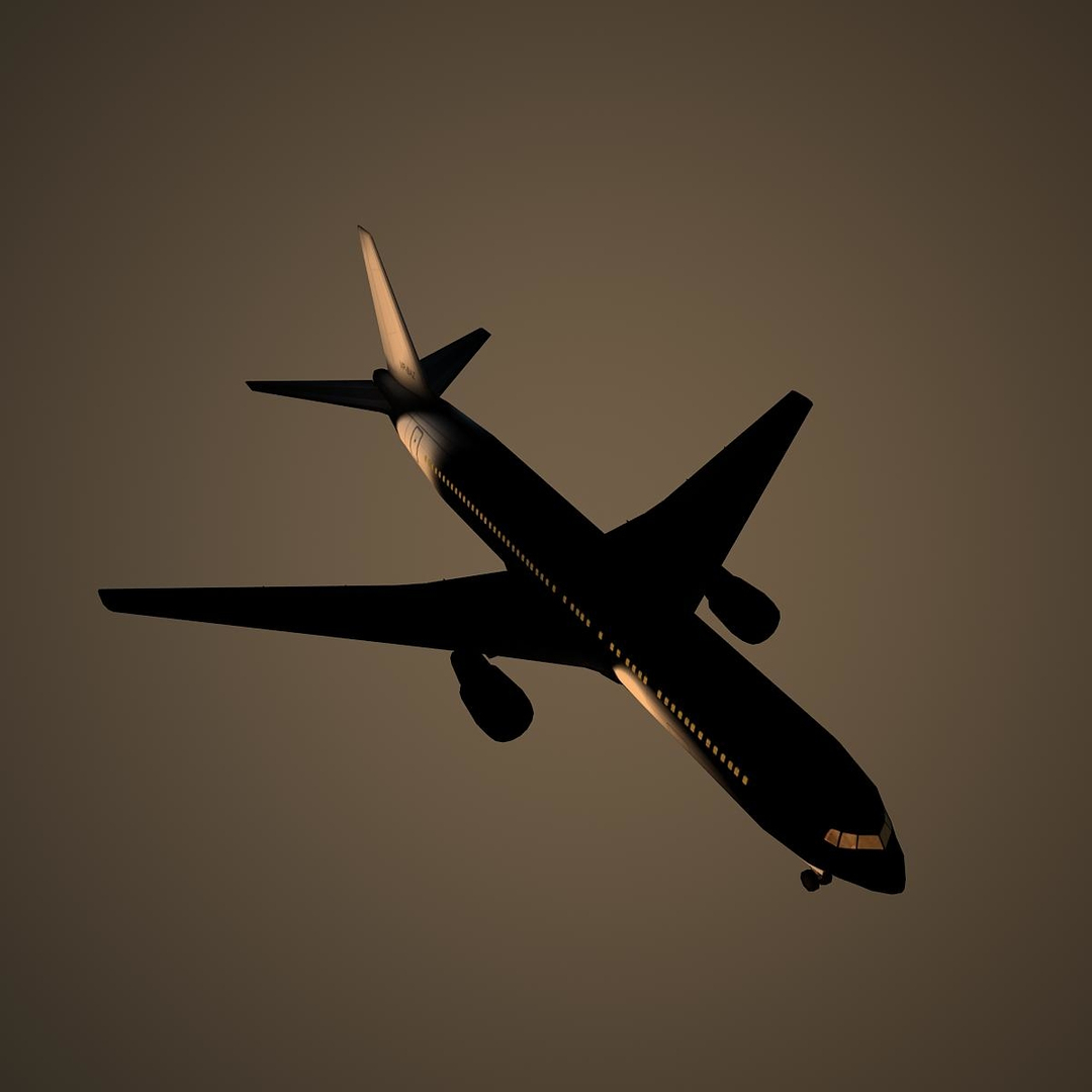 3d Boeing 767-300 Basic Model