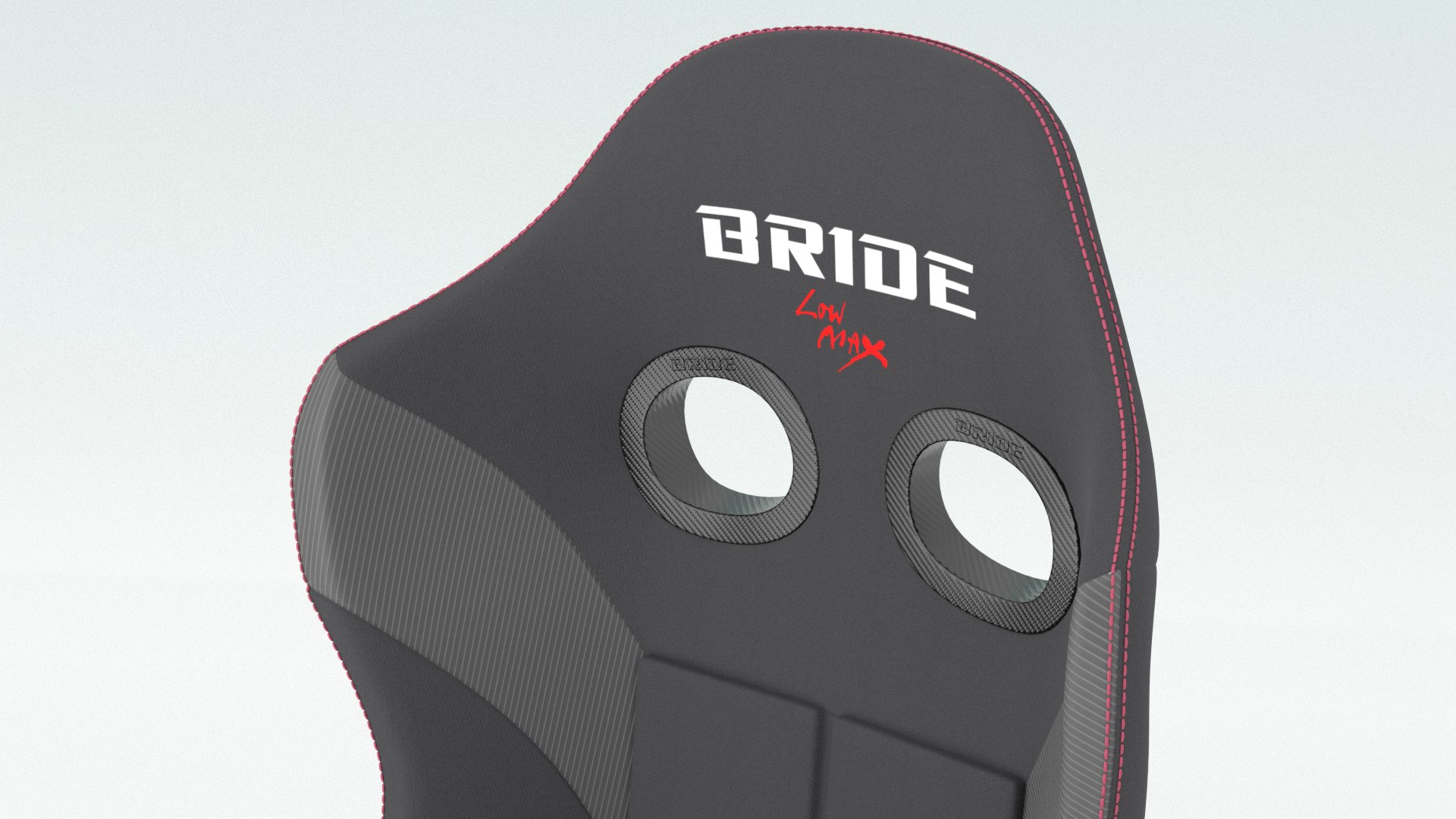 3D Bride GIAS III Reclining Sport Seat - Black - TurboSquid 2025753