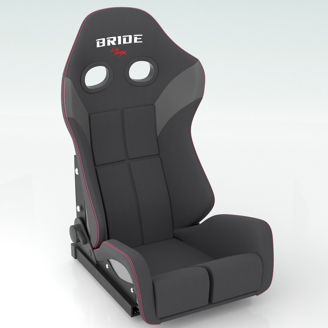 3D Bride GIAS III Reclining Sport Seat - Black - TurboSquid 2025753
