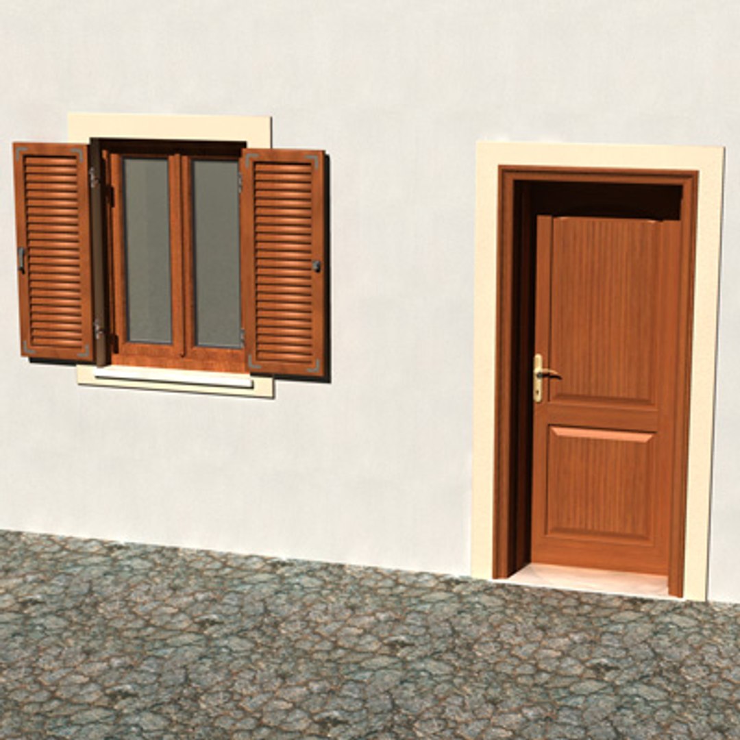 3d Window Door Model