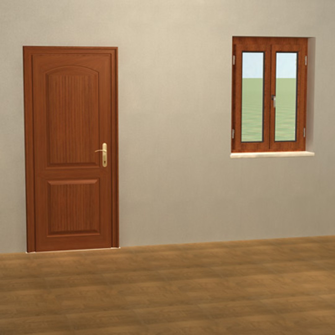 3d Window Door Model