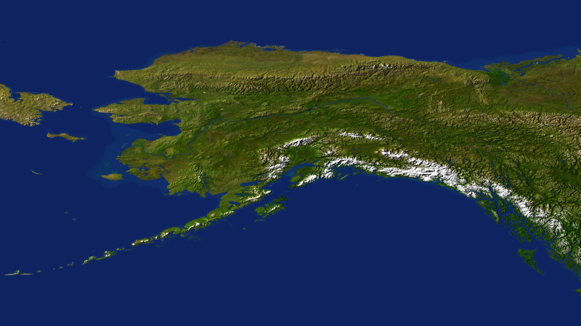 3d Model Of Alaska