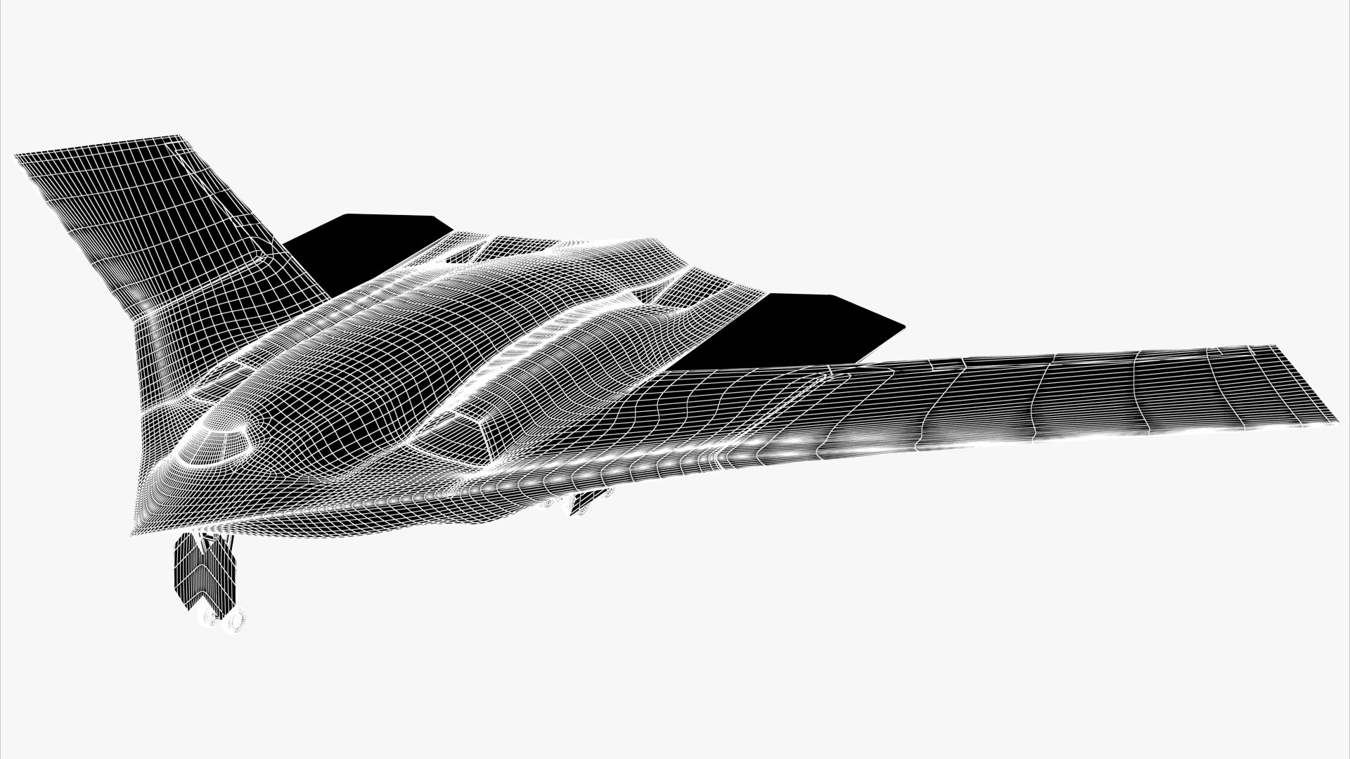 H-20 Stealth Bomber Model - TurboSquid 2136985