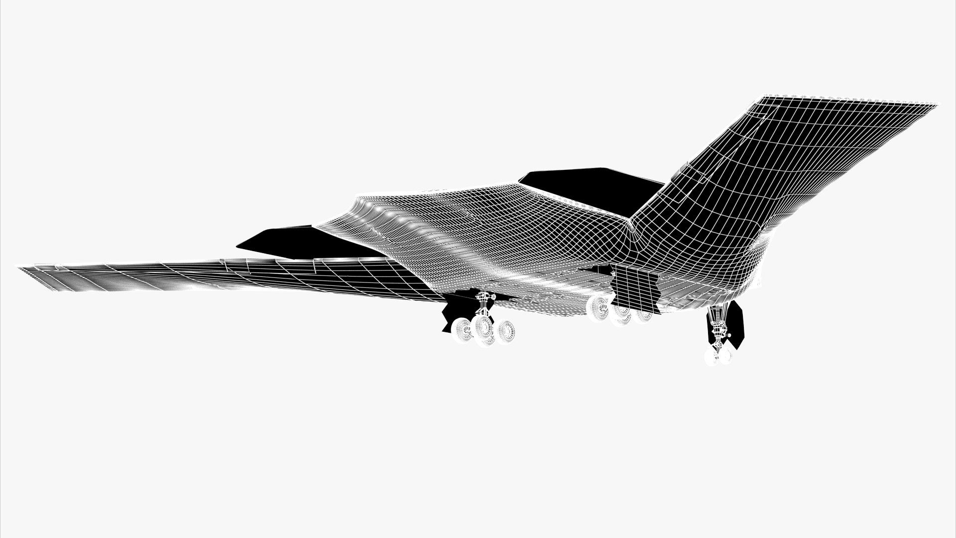 H-20 Stealth Bomber Model - TurboSquid 2136985