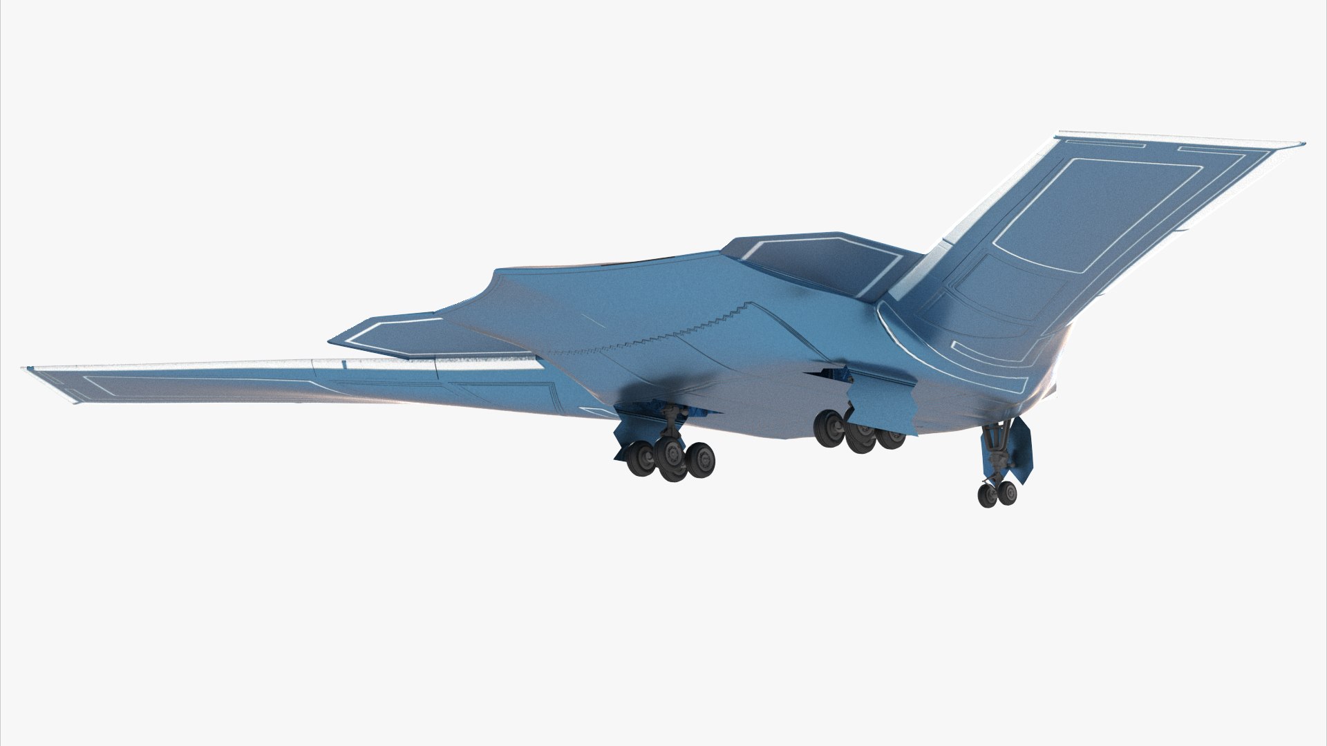H-20 Stealth Bomber Model - TurboSquid 2136985