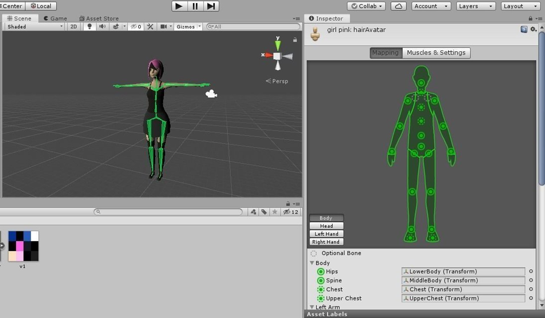 Unity rig animations 3D model - TurboSquid 1422203