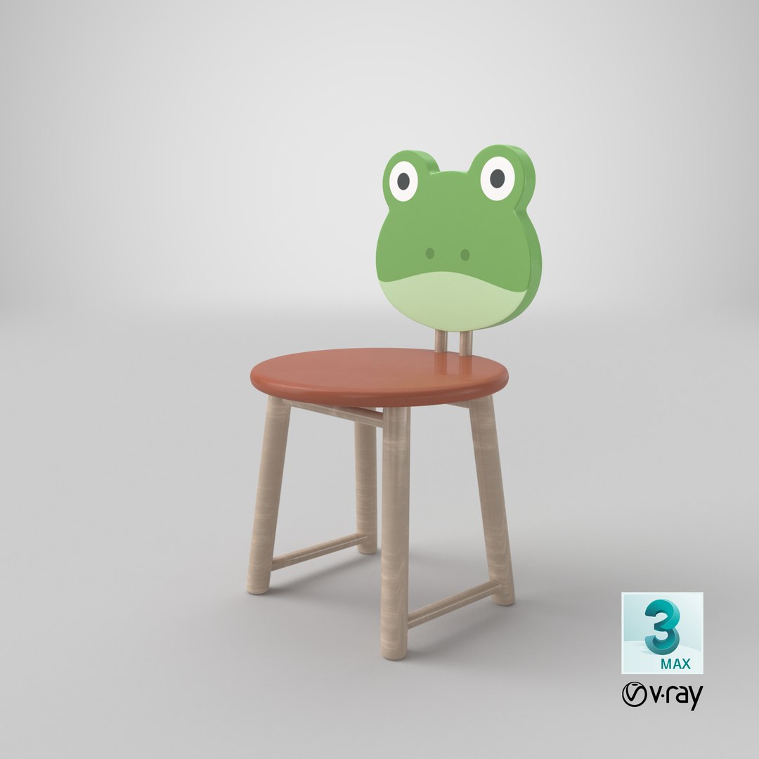 Kids chair 3D model - TurboSquid 1321344