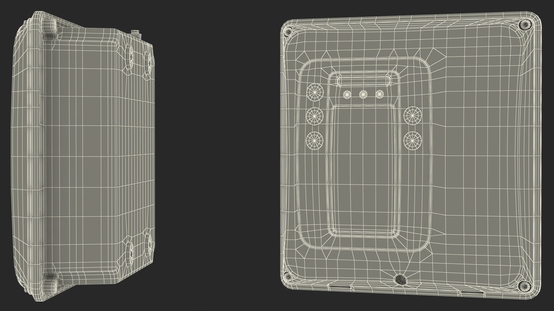 Compact Gas Detection Control Panel 3D - TurboSquid 1941666