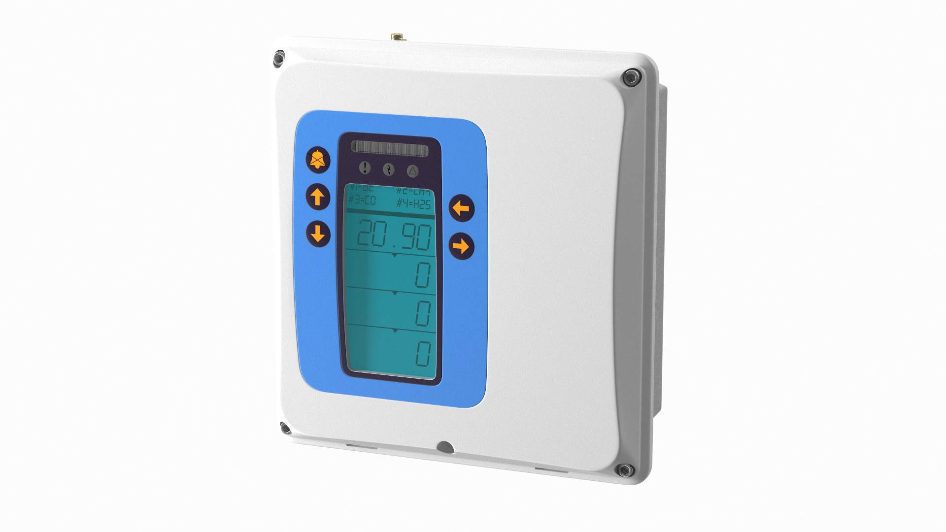 Compact Gas Detection Control Panel 3D - TurboSquid 1941666