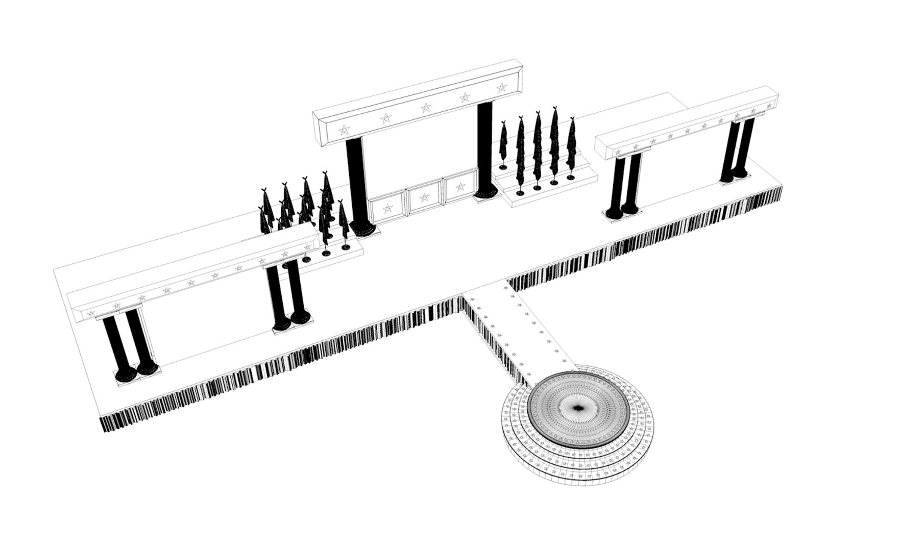 3D Award Stage - TurboSquid 1400329