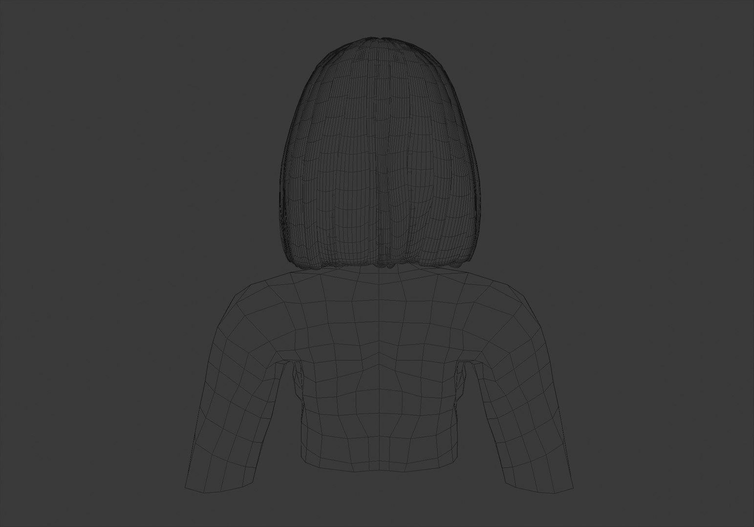 Basic Bob Hairstyle Model - TurboSquid 1960223