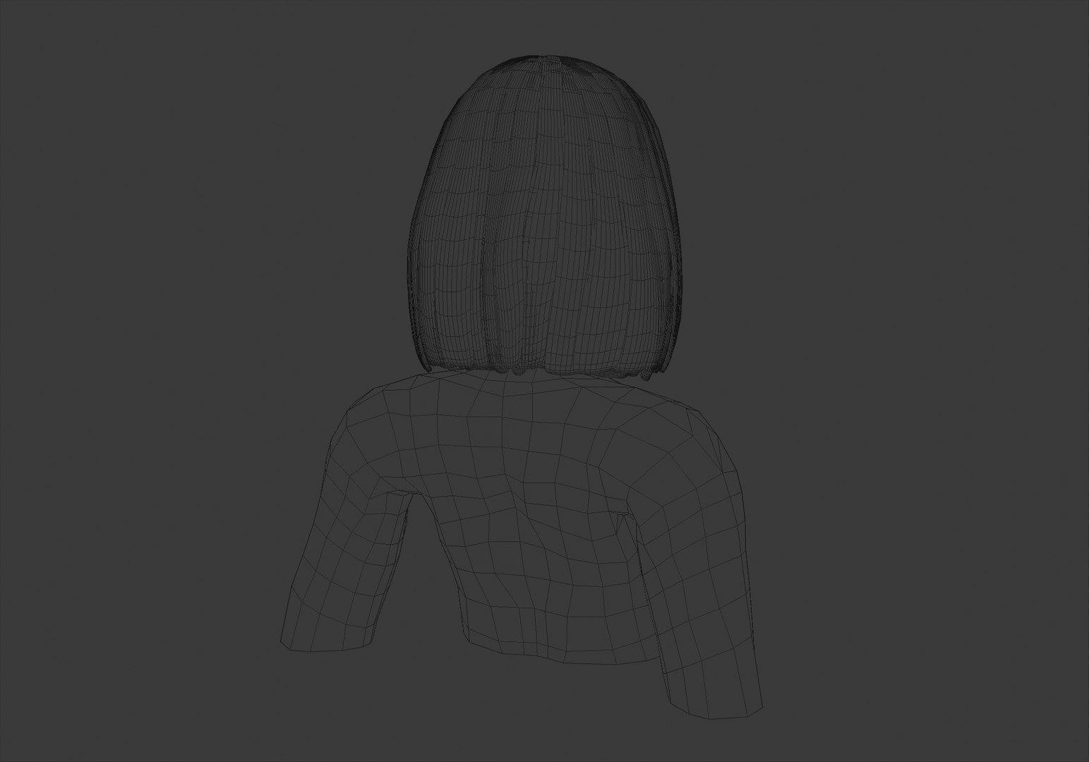 Basic Bob Hairstyle Model - TurboSquid 1960223
