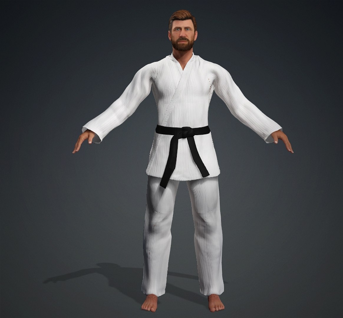 3D Model Celebrity Wannabe Series Chuck Norris - TurboSquid 2239509