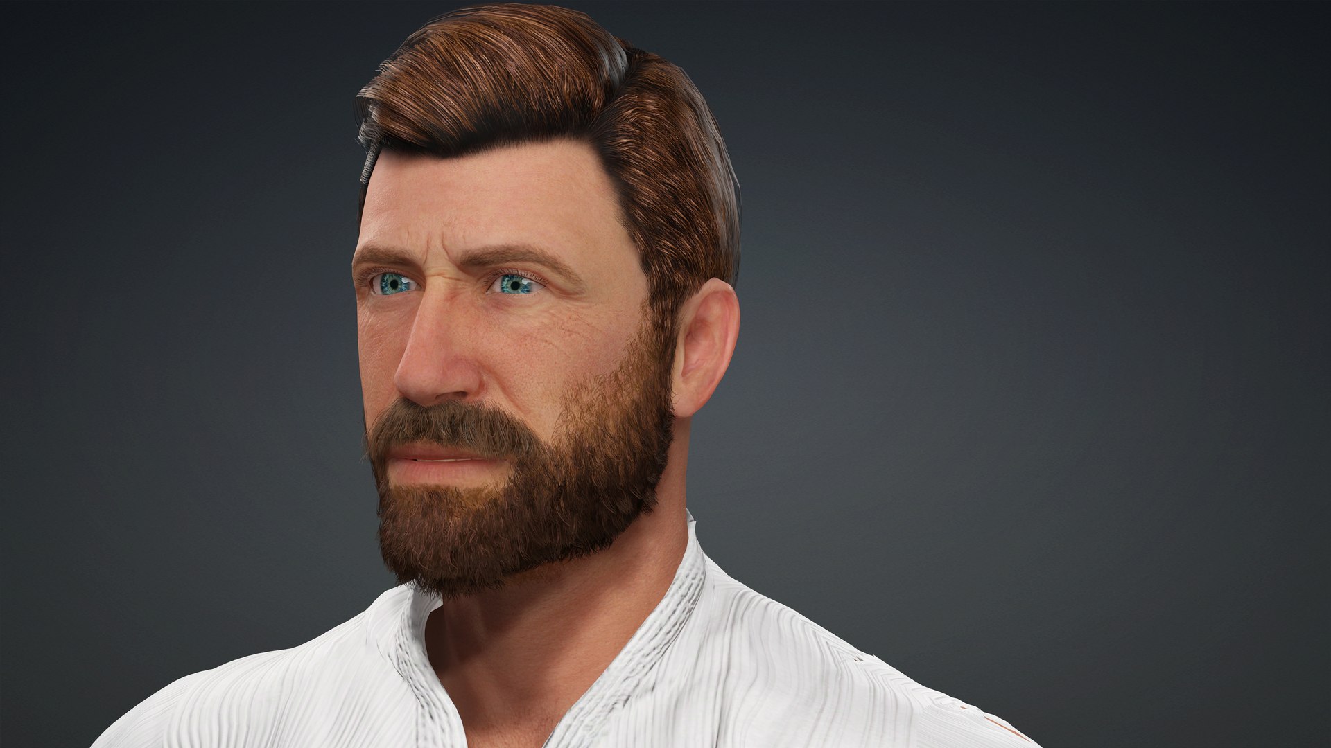 3D Model Celebrity Wannabe Series Chuck Norris - TurboSquid 2239509