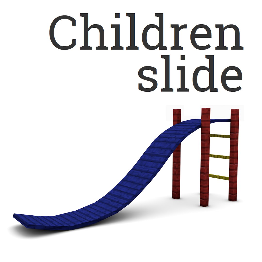 Children Slide C4d Free