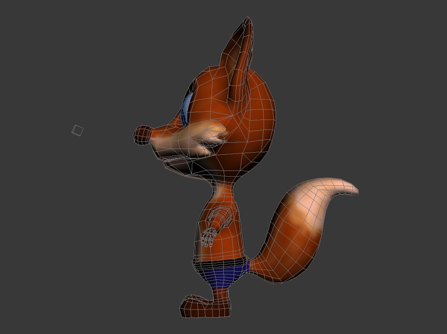 Fox Rigged - 3d Model