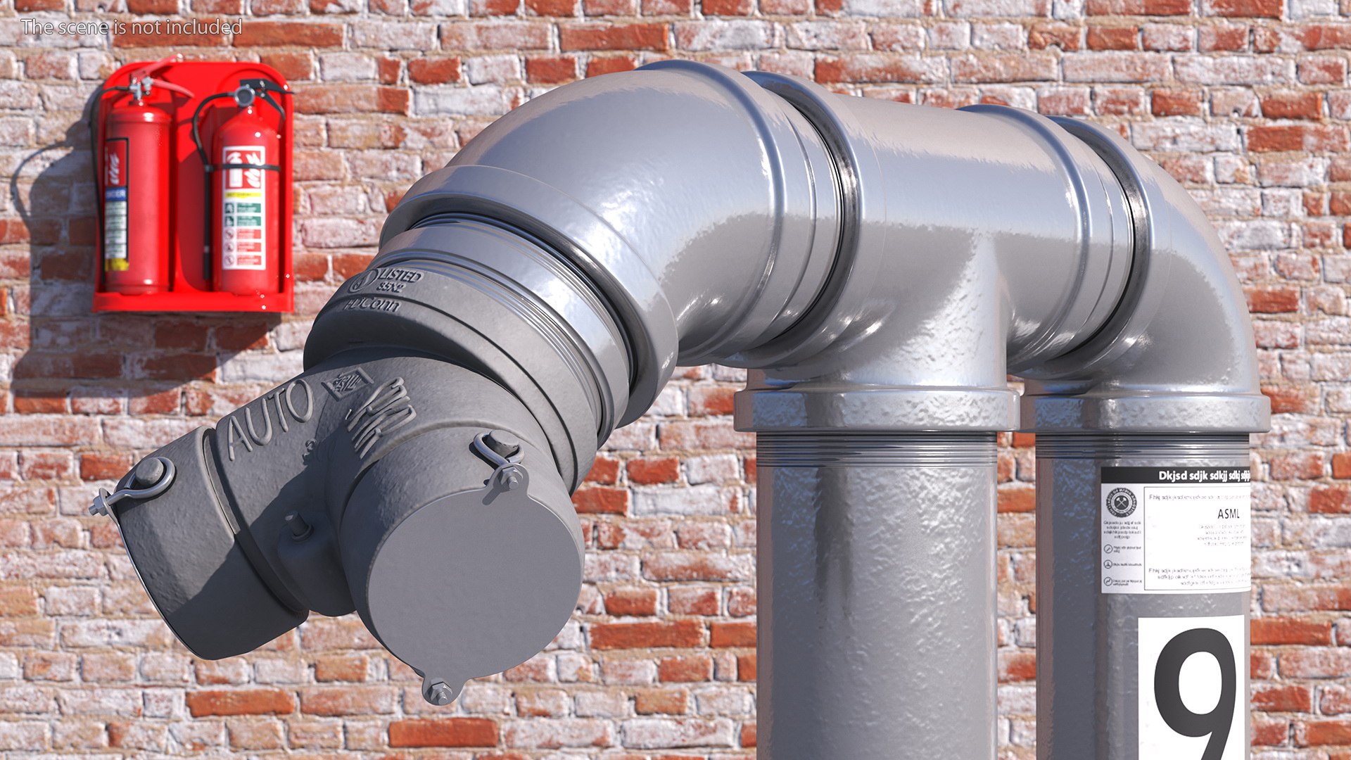 3D Steel Double Pipe Fire Hydrant - TurboSquid 2134058