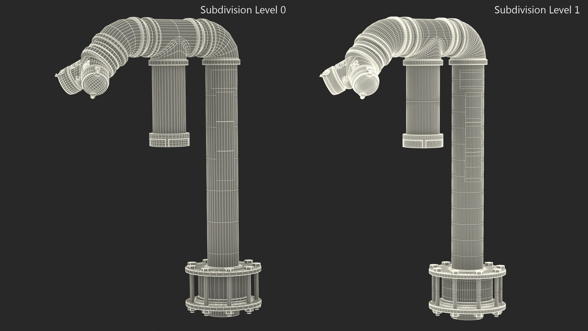3D Steel Double Pipe Fire Hydrant - TurboSquid 2134058