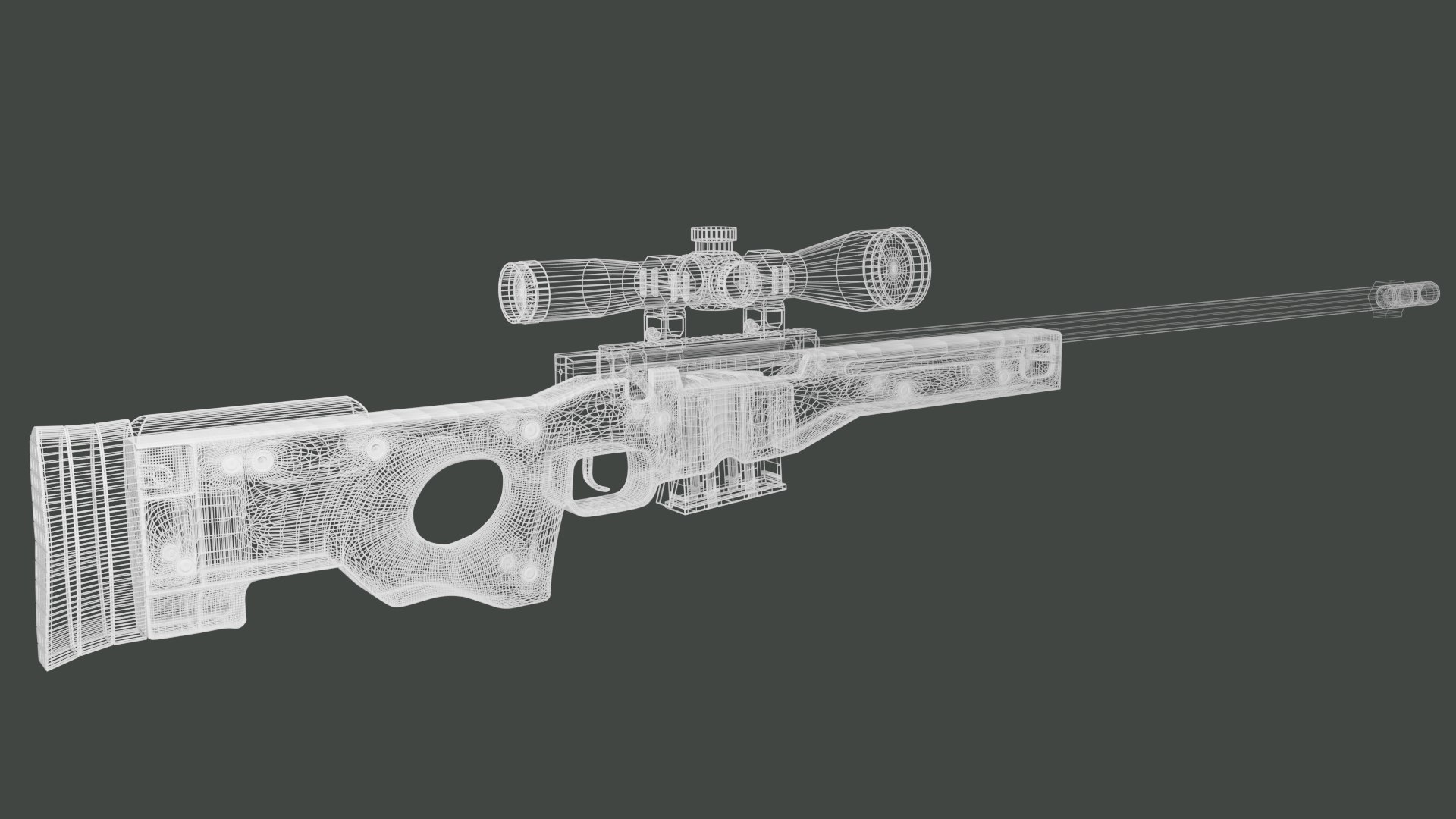 Accuracy International Awp Rifle 3D Model - TurboSquid 1213444