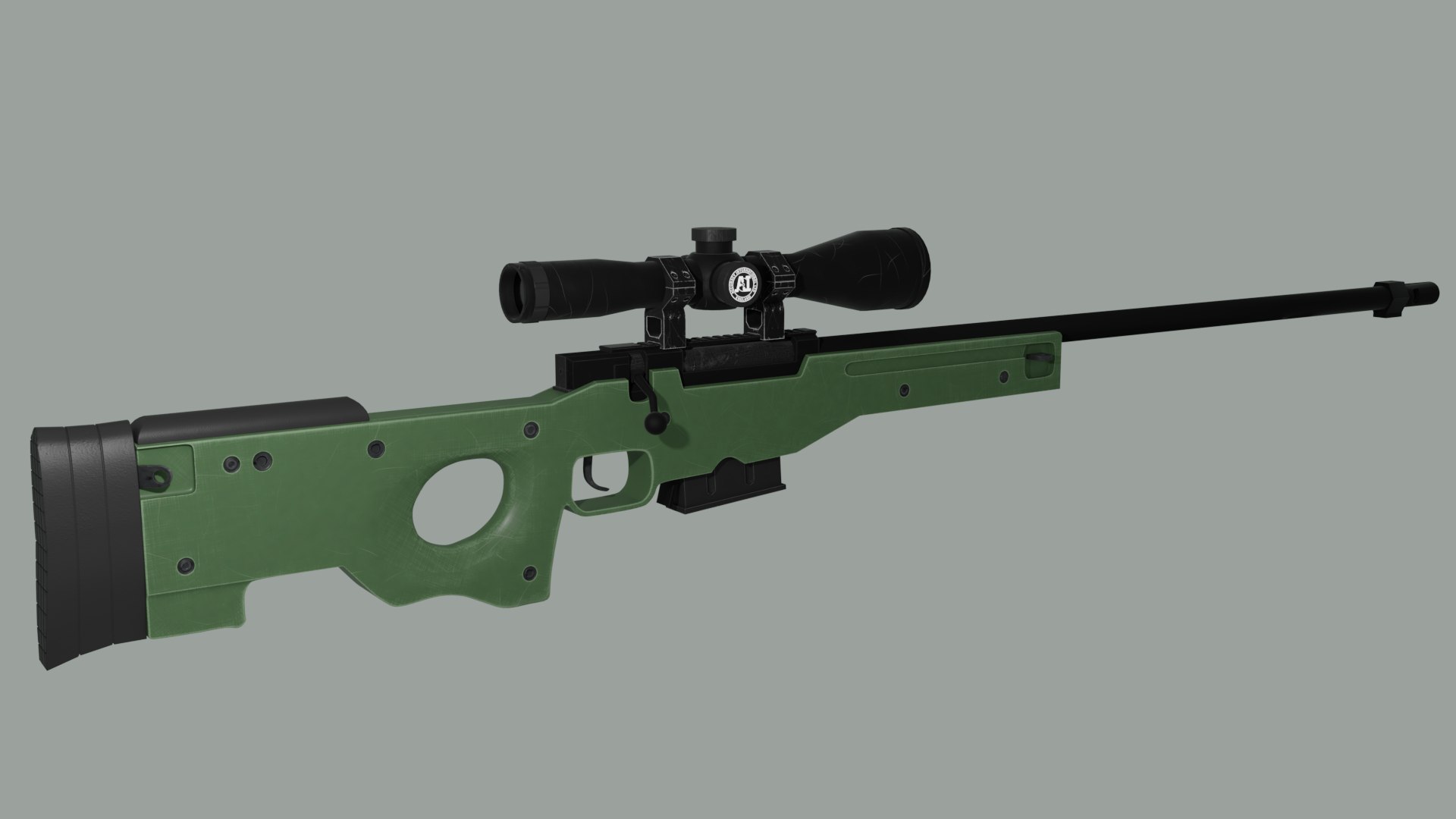 Accuracy International Awp Rifle 3D Model - TurboSquid 1213444