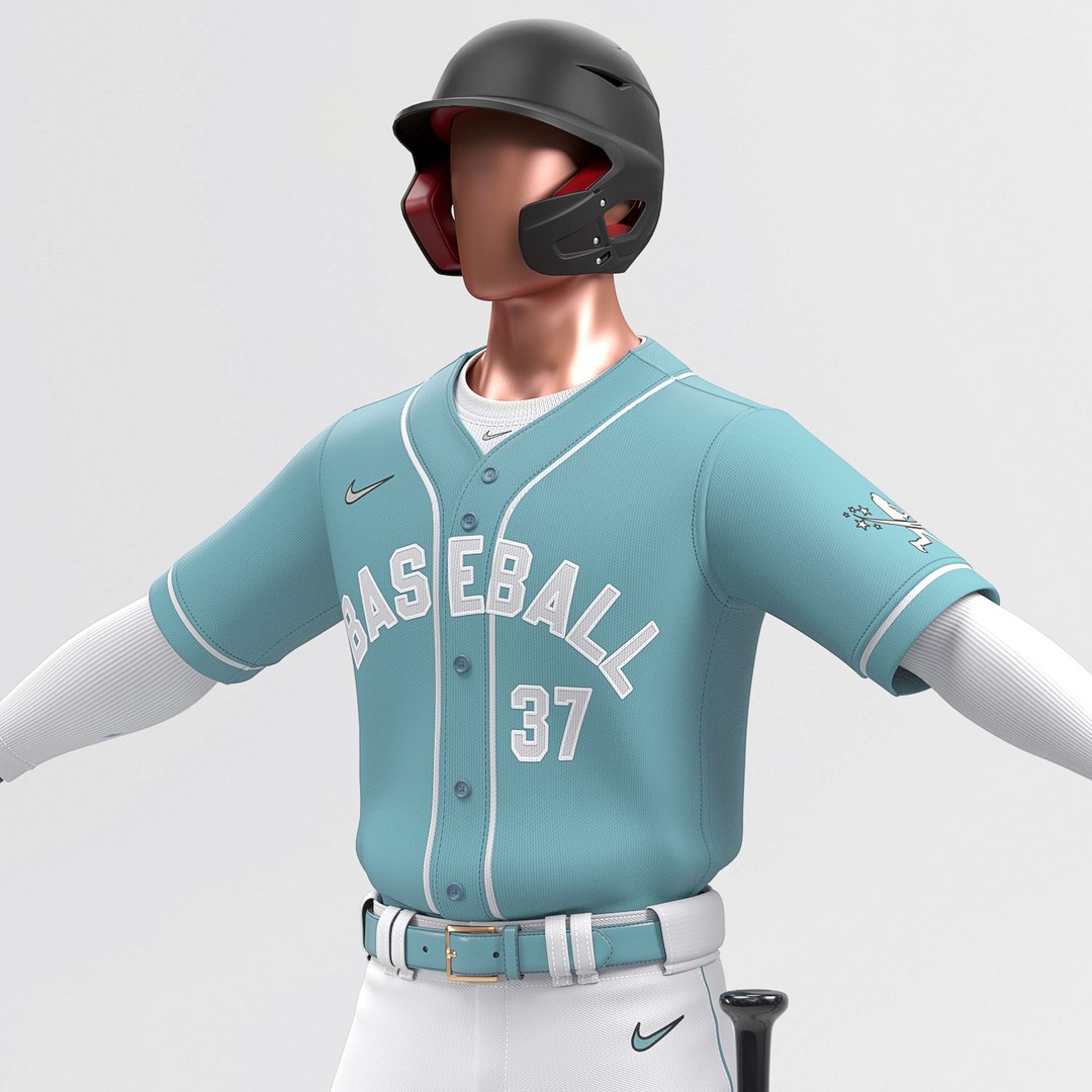 3D Baseball Uniform Model - TurboSquid 2147281