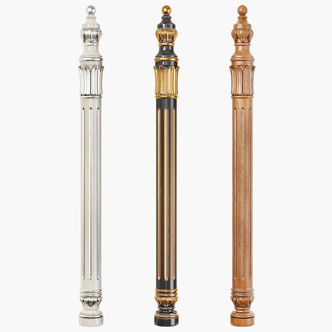 3D Classic baluster 01 - TurboSquid 2066895