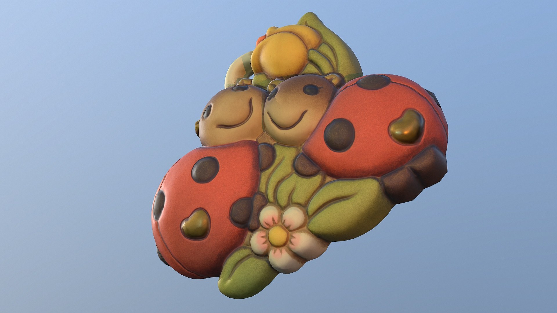Lucky Charm Ceramic Souvenir 3D Model - TurboSquid 1608186