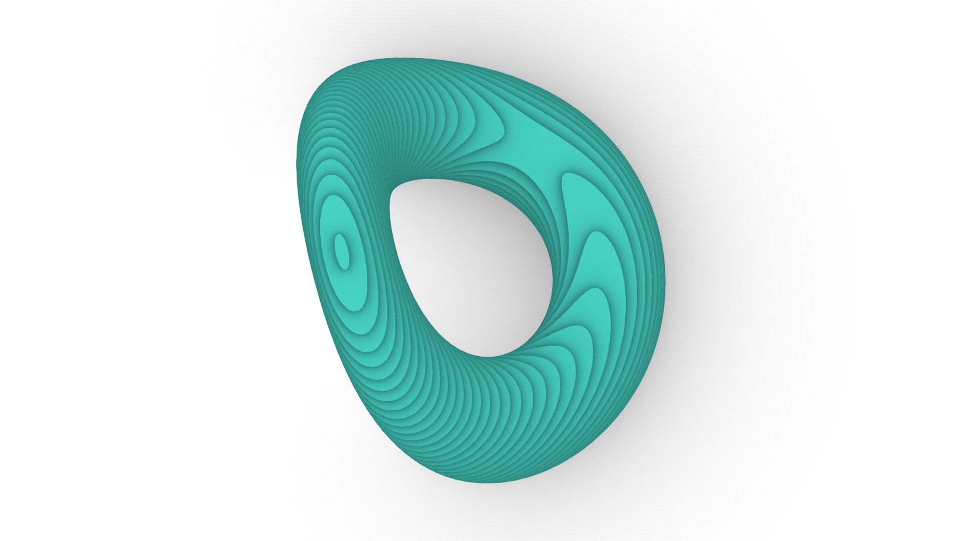 3D Sci-Fi Contour Form 04 - TurboSquid 2189160