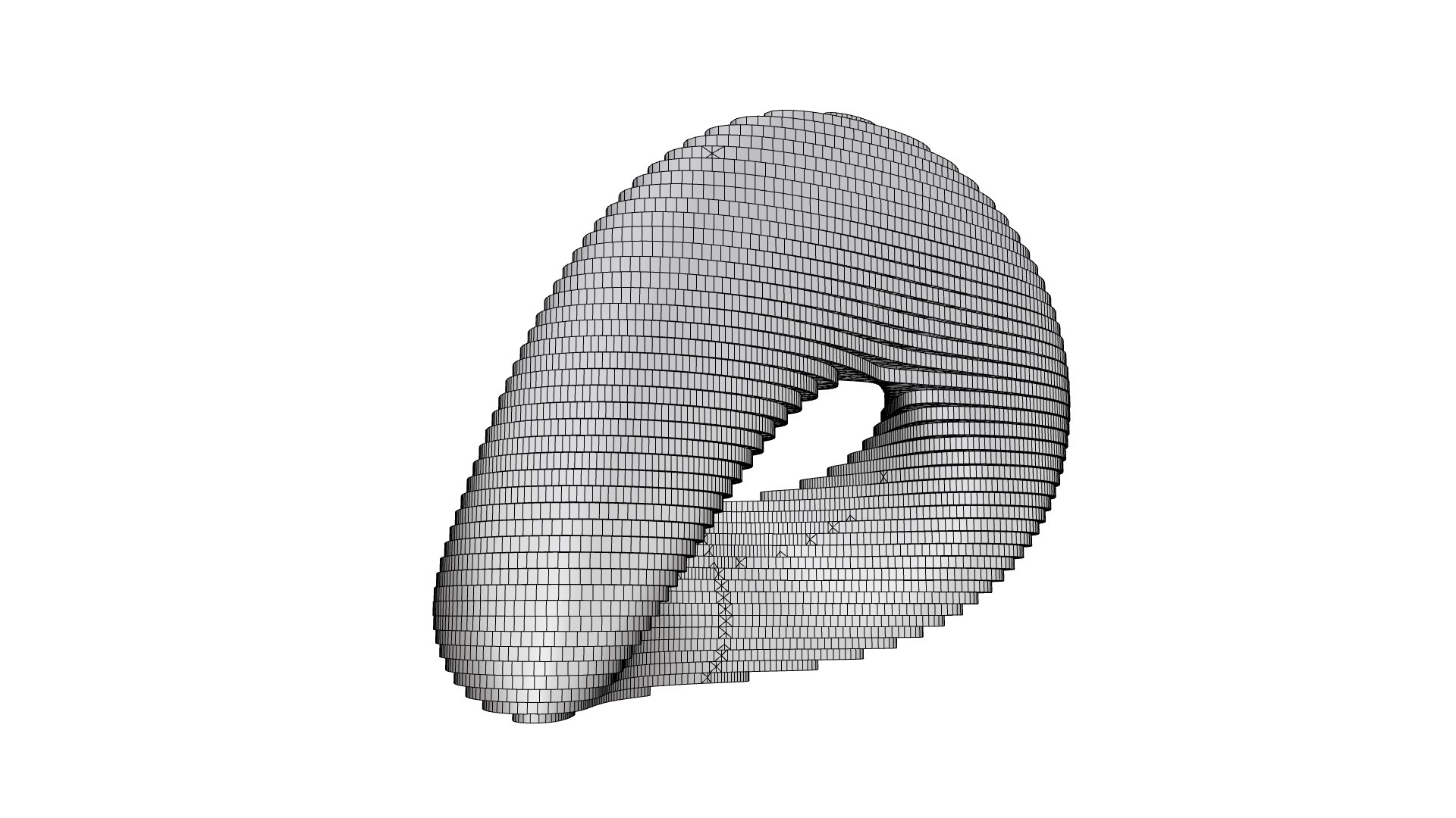 3D Sci-Fi Contour Form 04 - TurboSquid 2189160