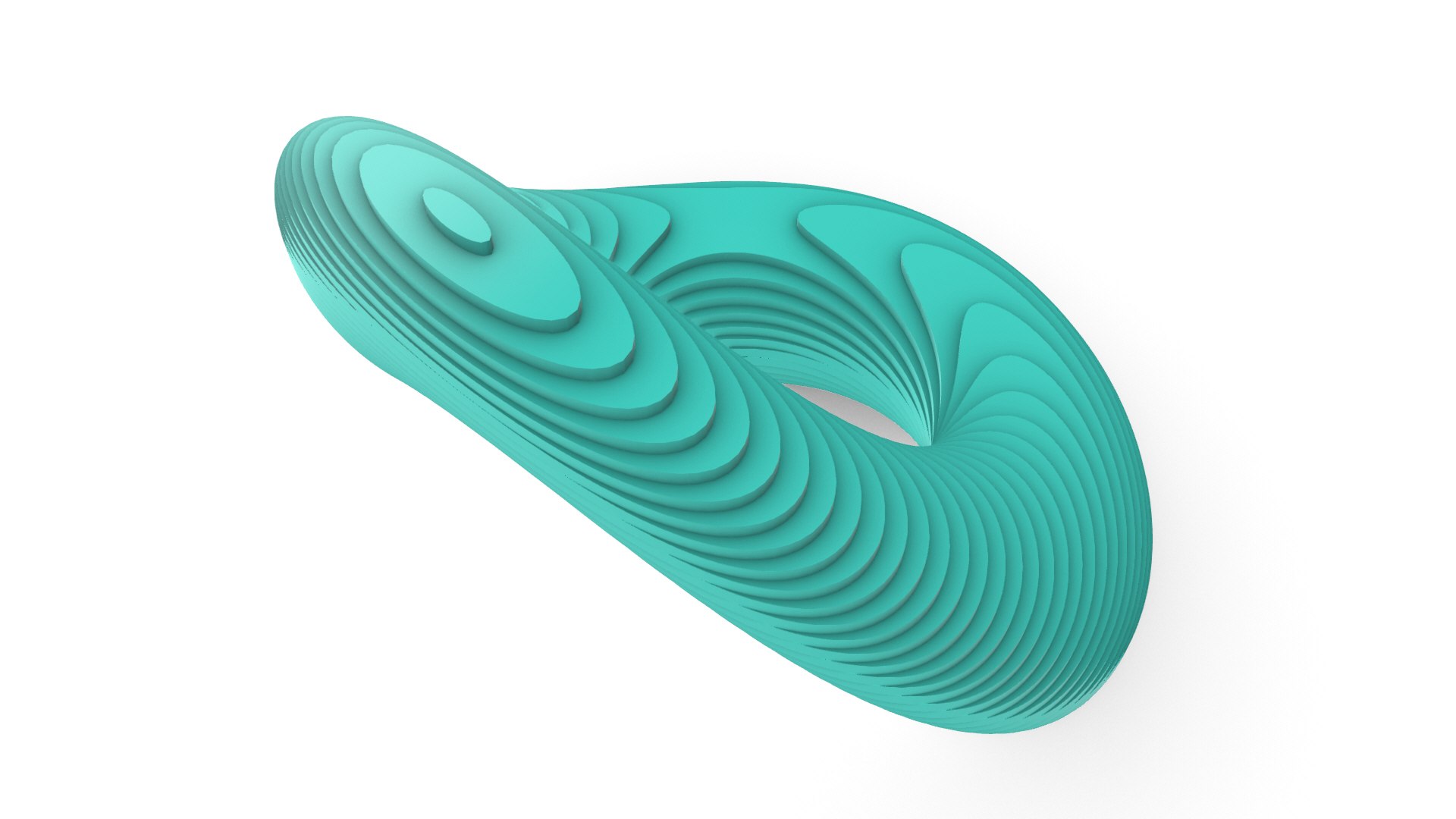 3D Sci-Fi Contour Form 04 - TurboSquid 2189160